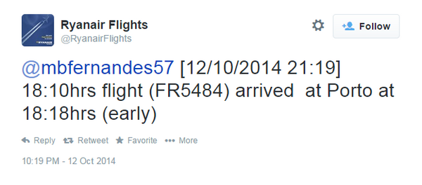 Ryanair twittert Flugstatus - Reisemagazin - LILIGO.com